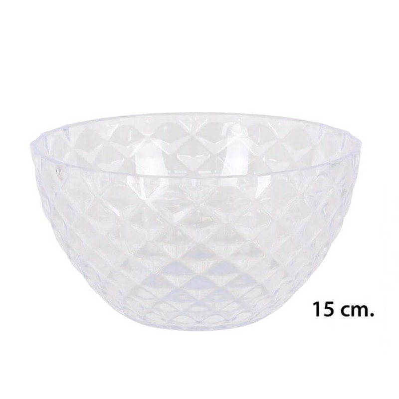 BOL 15CM TRANSPARENTE DIAMOND