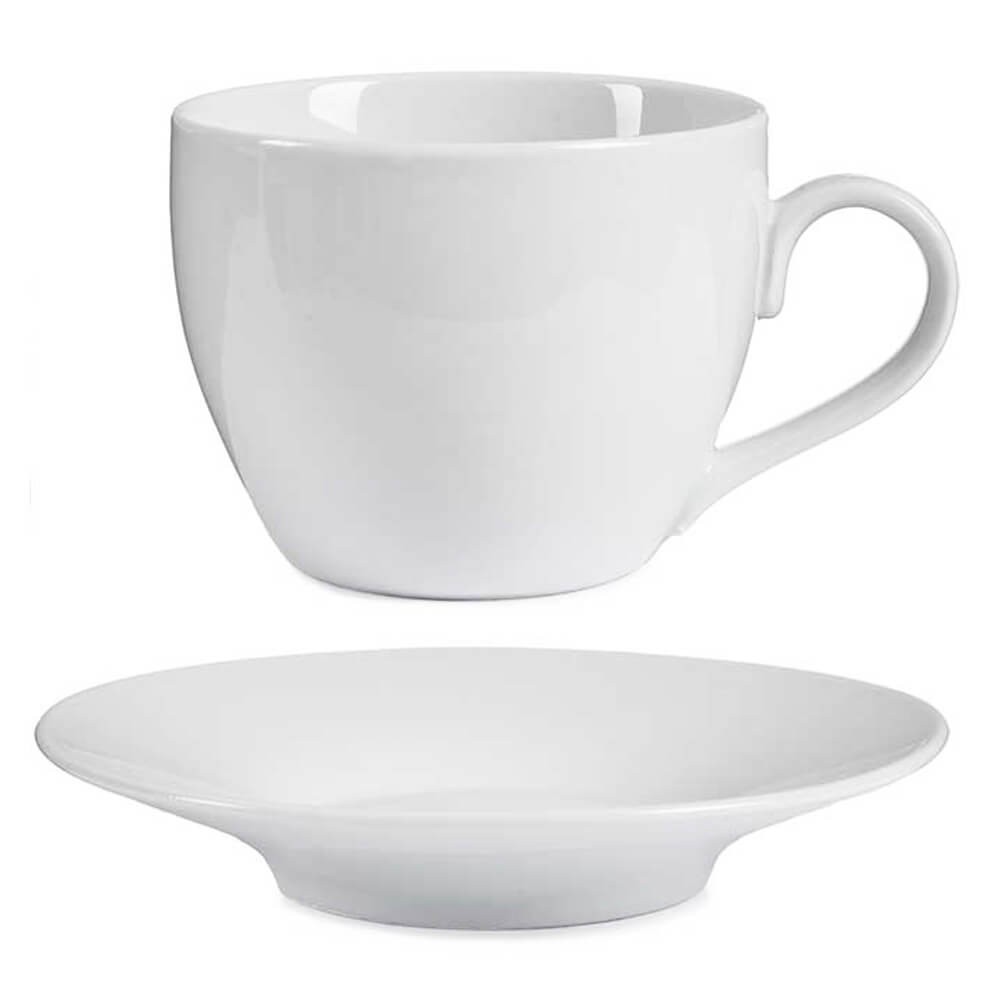 SET 6 TAZAS 420ML BLANCO